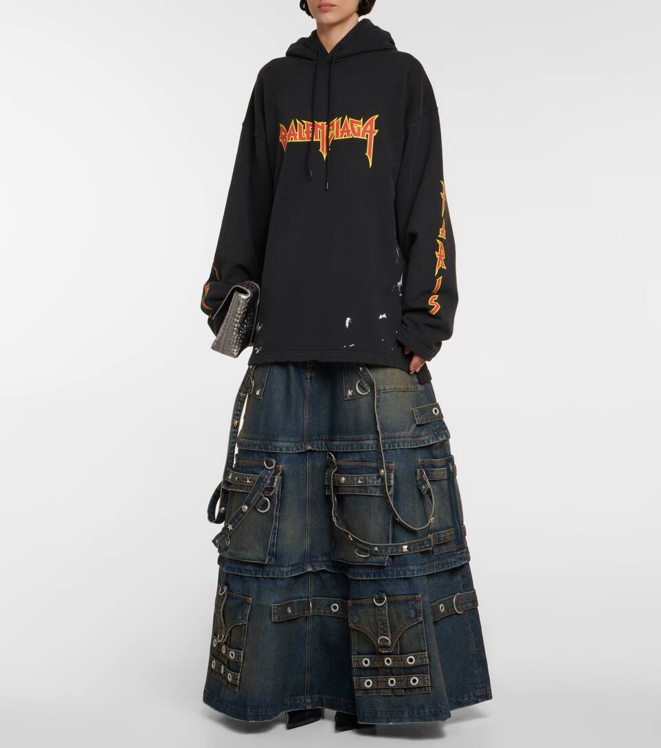 Balenciaga - Raver denim maxi skirt | Mytheresa